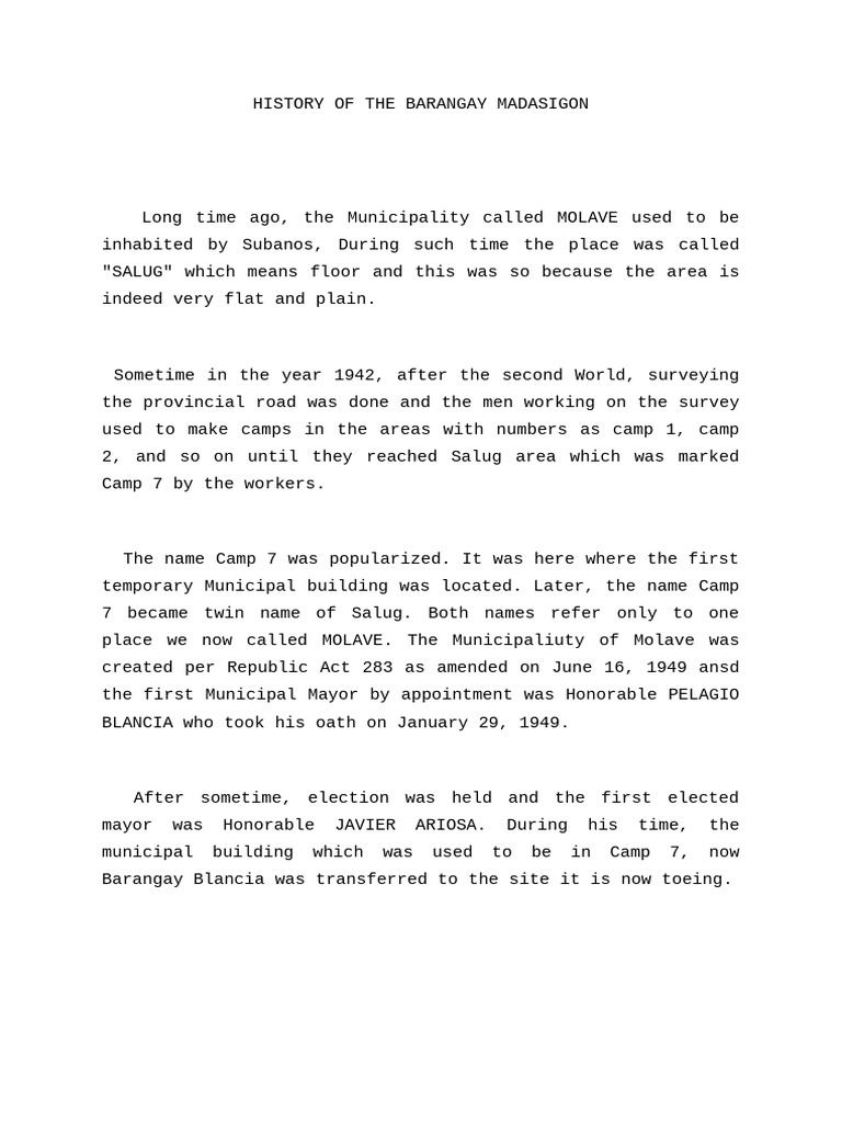 History of The Barangay | PDF