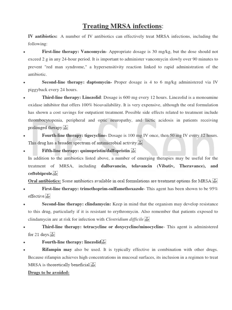 Treating MRSA Infections (15 Files Merged) | PDF | Topical Medication | Hypertension