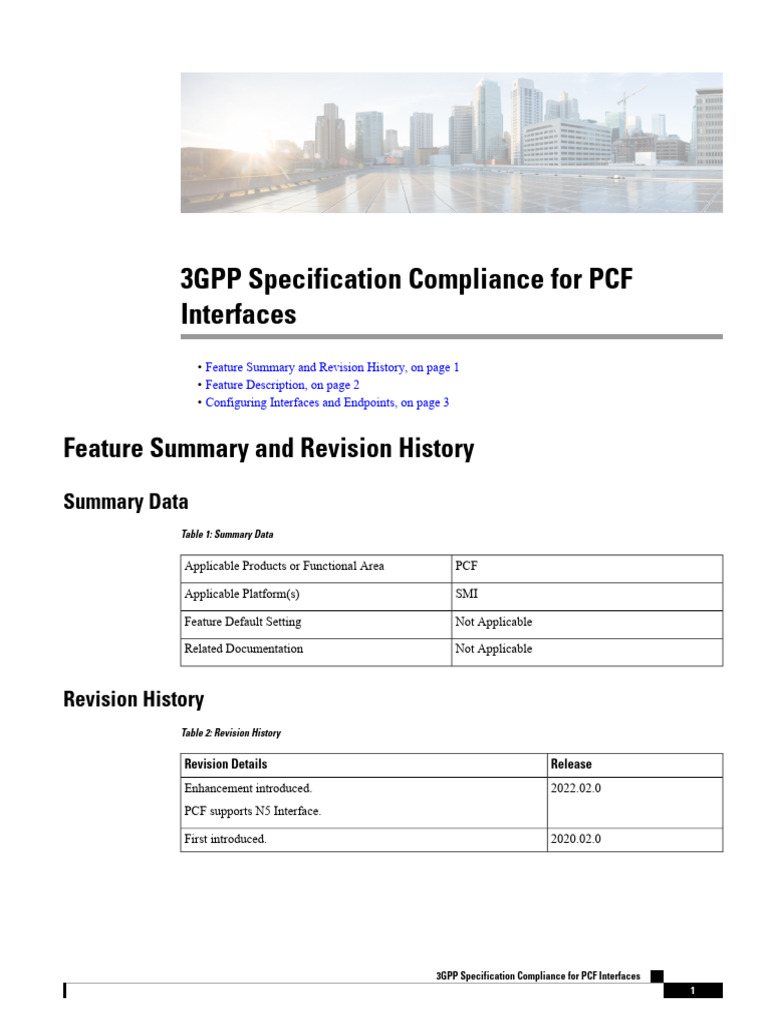 M PCF 3gpp Compliance | PDF | Specification (Technical Standard ...