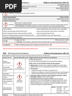SSS034 Sodium and Potassium Salts | PDF | Sulfate | Potassium