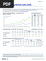 MSCI World Index Factsheet 2025 | PDF | Economies