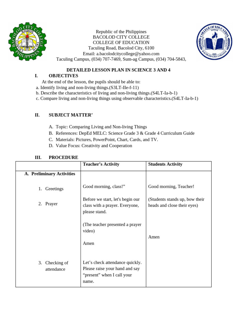 Lesson Plan Multi Grade 19 | PDF | Lesson Plan | Teachers