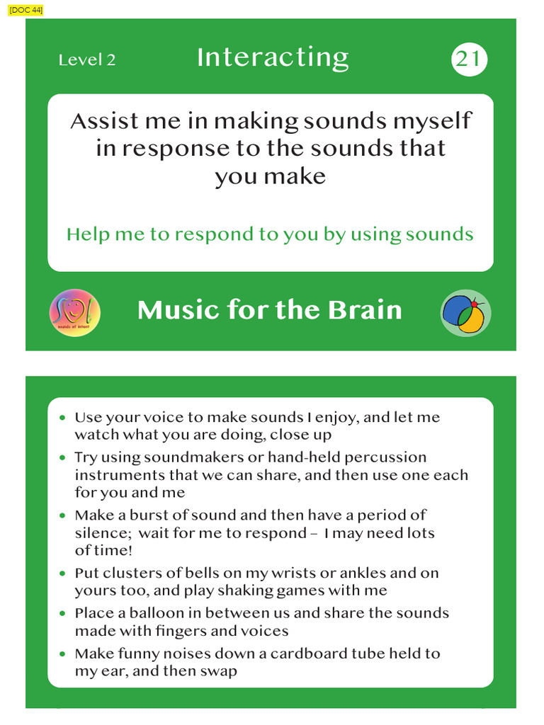 24 Music For The Brain I-2-A DOC 44 | PDF