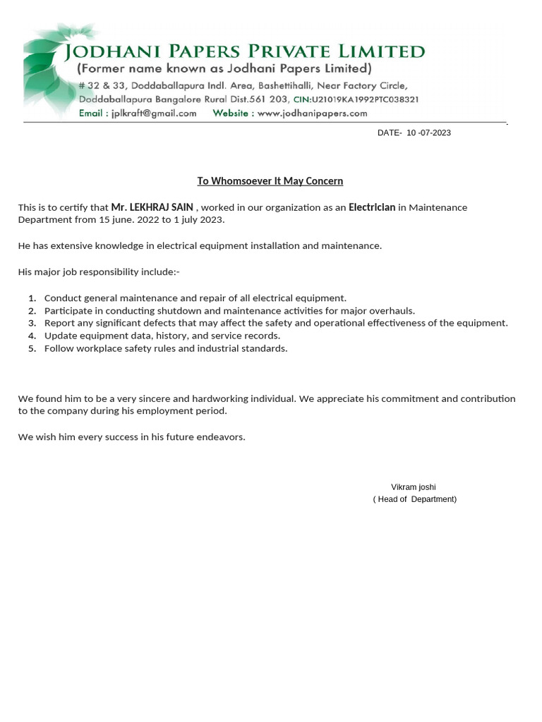 Lekhraj Experience | PDF