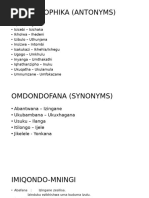 Umqondofana Nomqondophika | PDF | Language Arts & Discipline