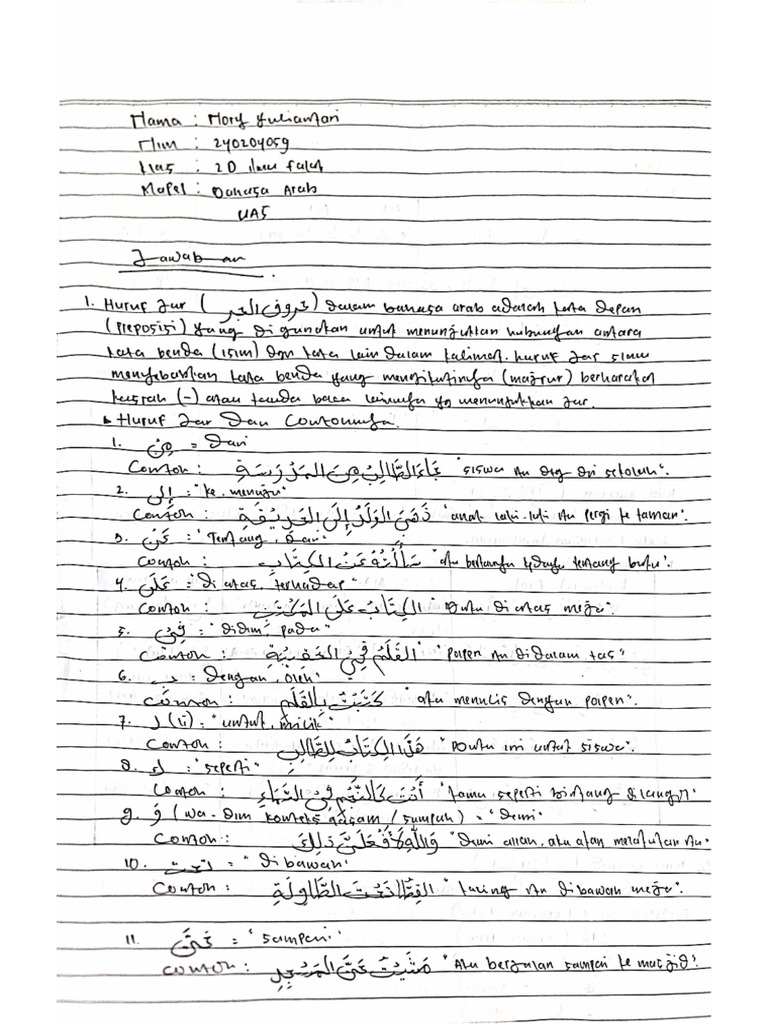 UAS B.arab Nory | PDF