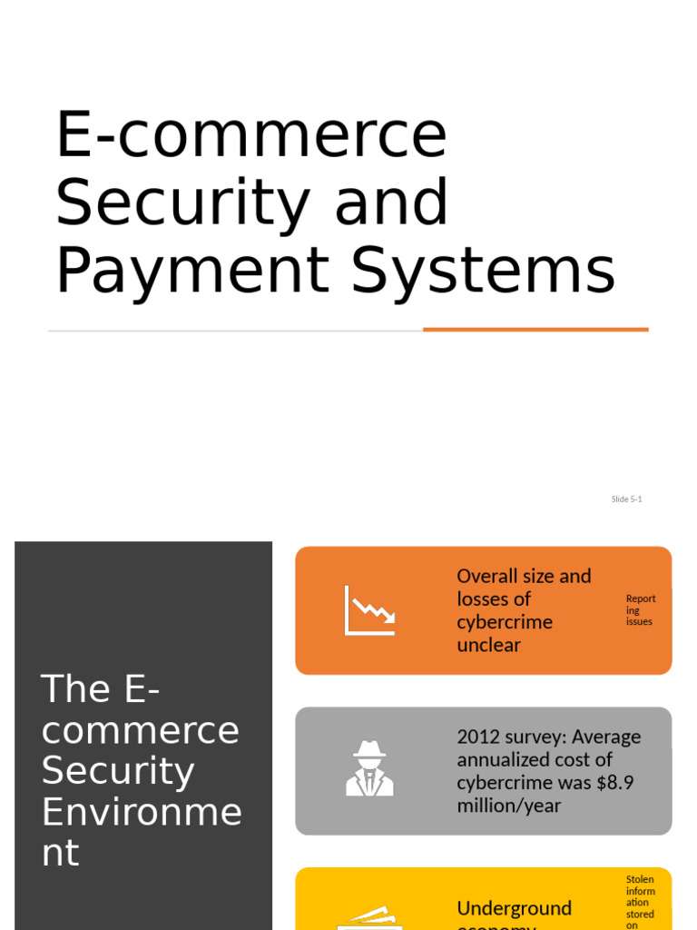 5 - E-Commerce Security and Payment Systems | PDF | Key (Cryptography) | Public Key Cryptography