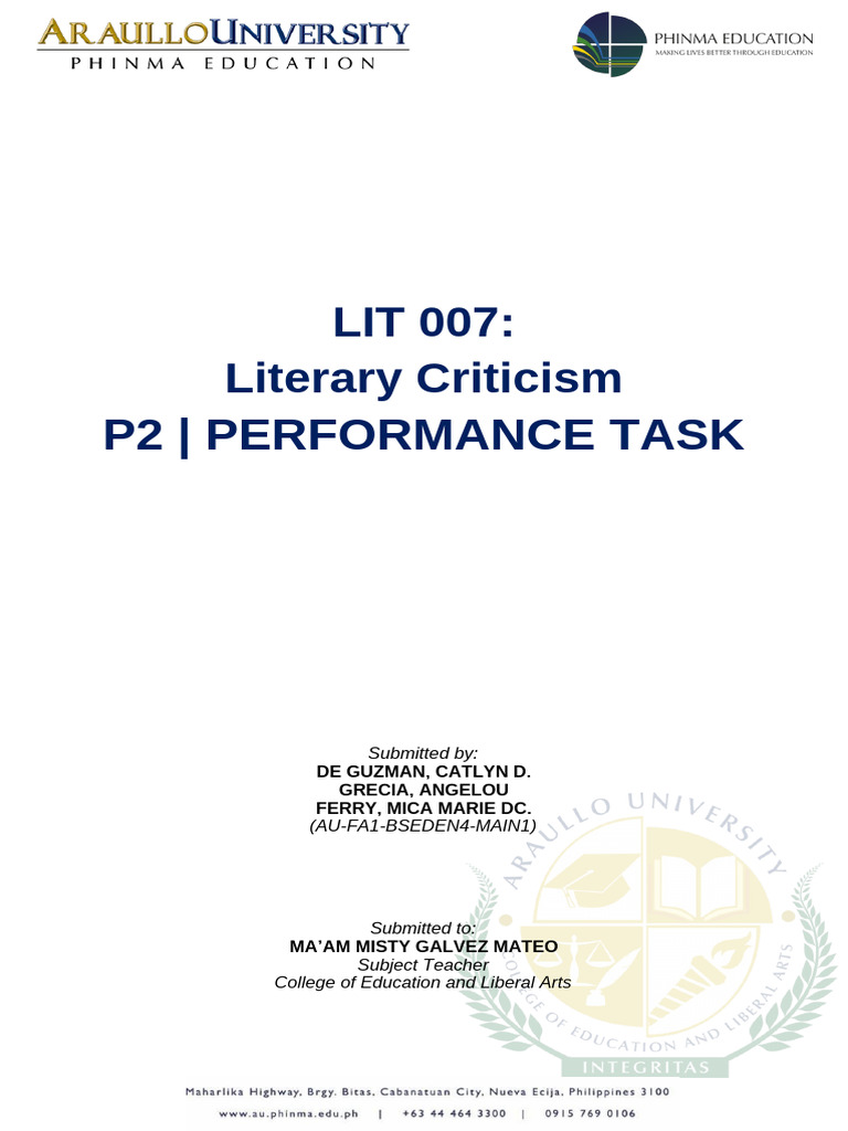 Literary Analysis (the Color Purple) | PDF | Patriarchy | Feminism