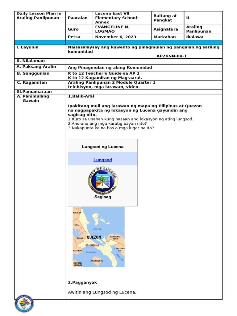 AP Q2 Week 1 Day 1 5 | PDF