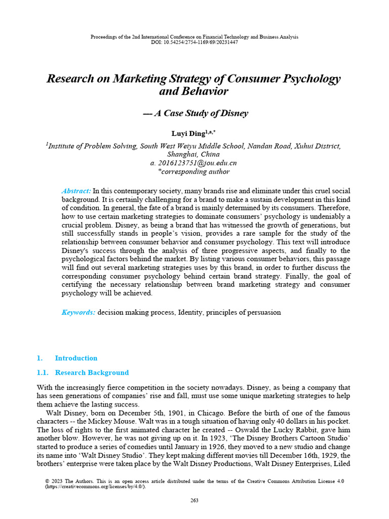 Research On Marketing Strategy of Consumer Psychol | PDF | Consumer ...
