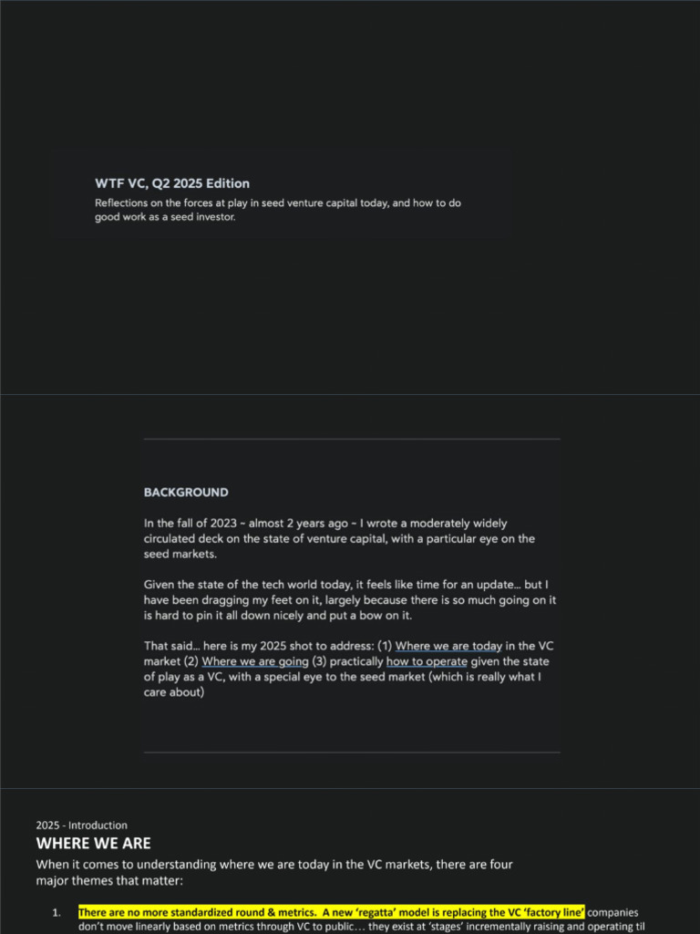 Sam Lessin WTF VC Deck | PDF