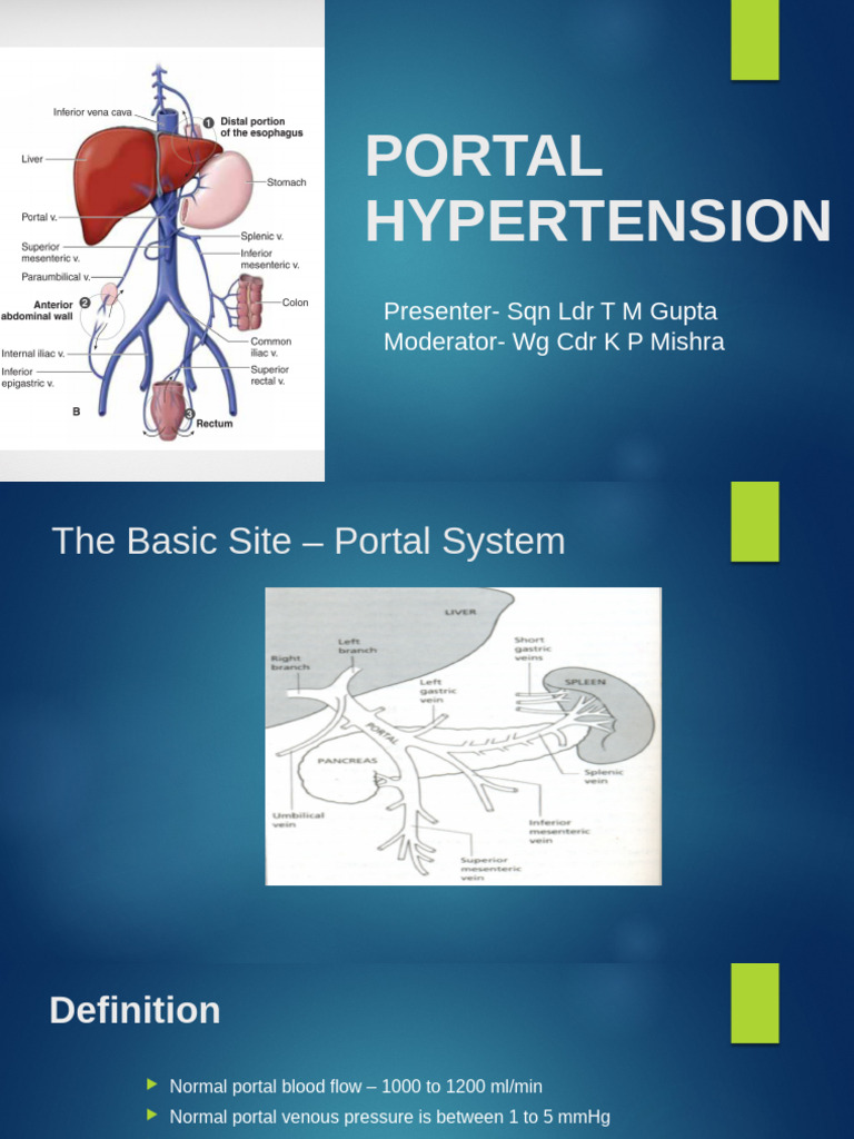 Portal HTN Management | PDF | Vein | Physiology