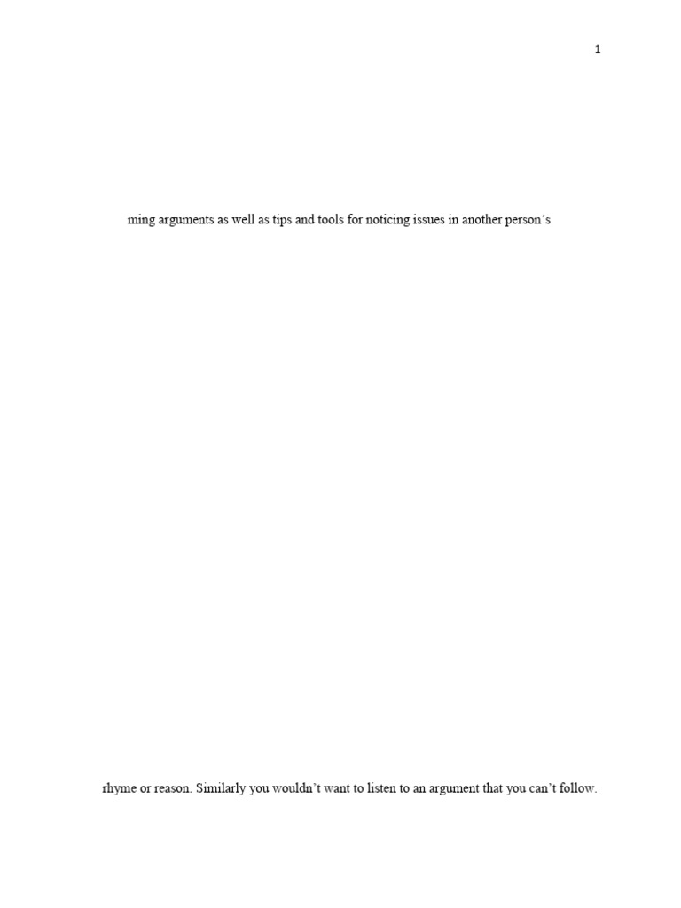 Principles For Having A Good Debate | PDF | Fallacy | Argument