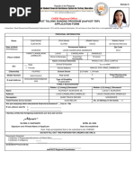 TDP Application Form | PDF