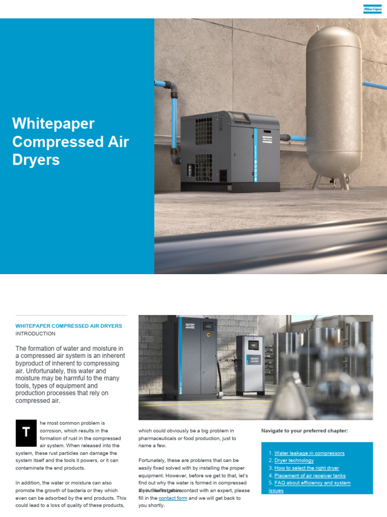 Whitepaper Air Dryers Aem | PDF | Humidity | Water Vapor
