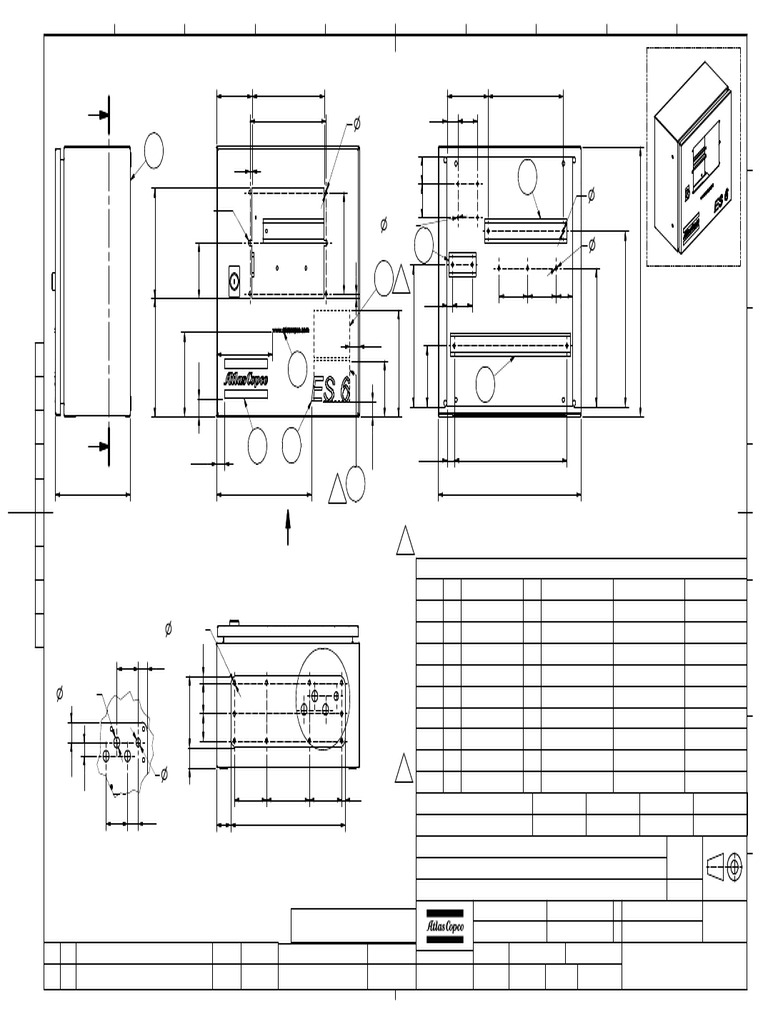 ES6 Mk5 Graphic Dimension Drawing | PDF