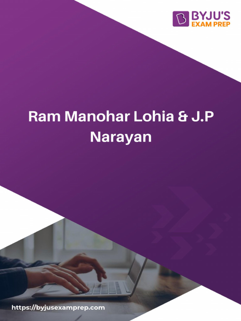 Ram Manohar Lohia J P Narayan 231655536983660 | PDF | Socialism | Left ...
