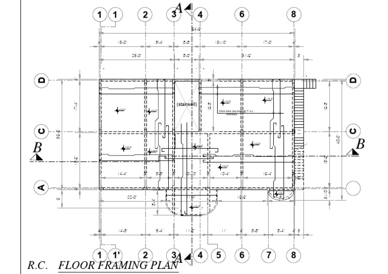 Sample .R.c.floor Framing Plan | PDF