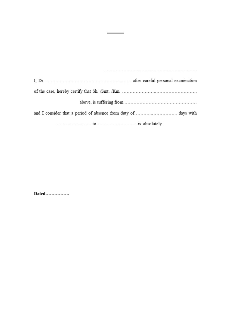 Medical-leave-Form 3 & 4 | PDF