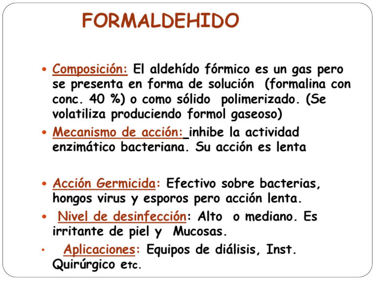 Formaldehido | PDF