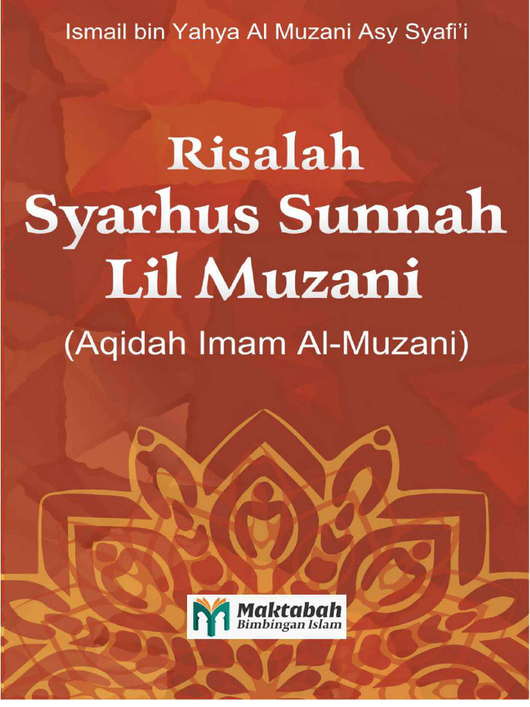 Risalah Syarhus Sunnah Lil Muzani Aqidah Imam Al Muzani | PDF