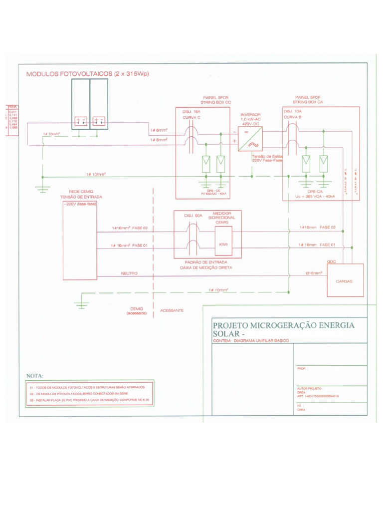Diagrama Unifilar | PDF