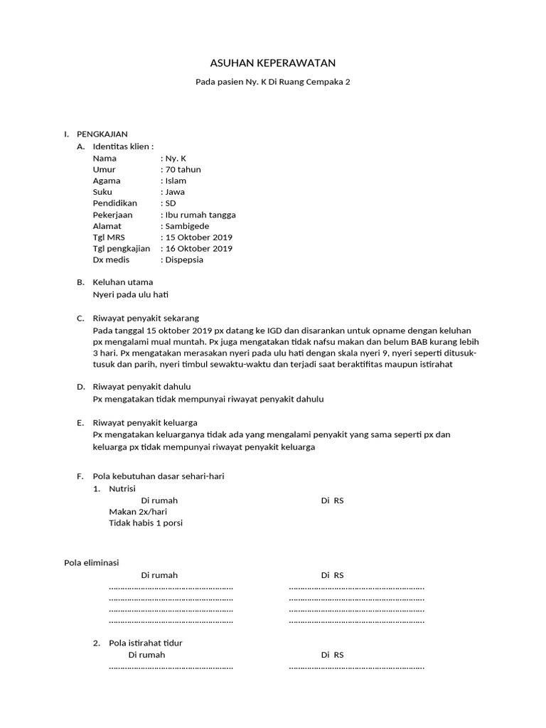 Format Askep Baru | PDF