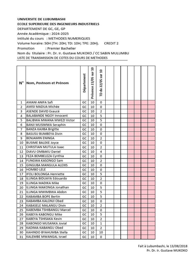 Fiche Bac1 2025 | PDF