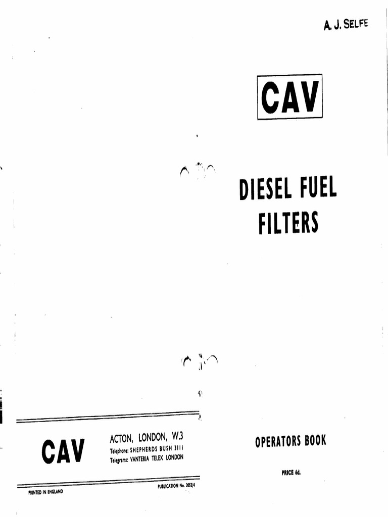 Lucas CAV-Diesel-Fuel-Filter | PDF