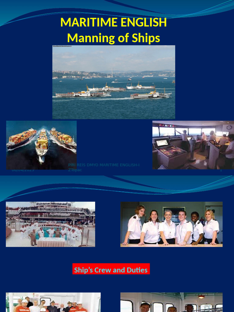 10- Manning of Ships | PDF | Sea Captain | Water Transport