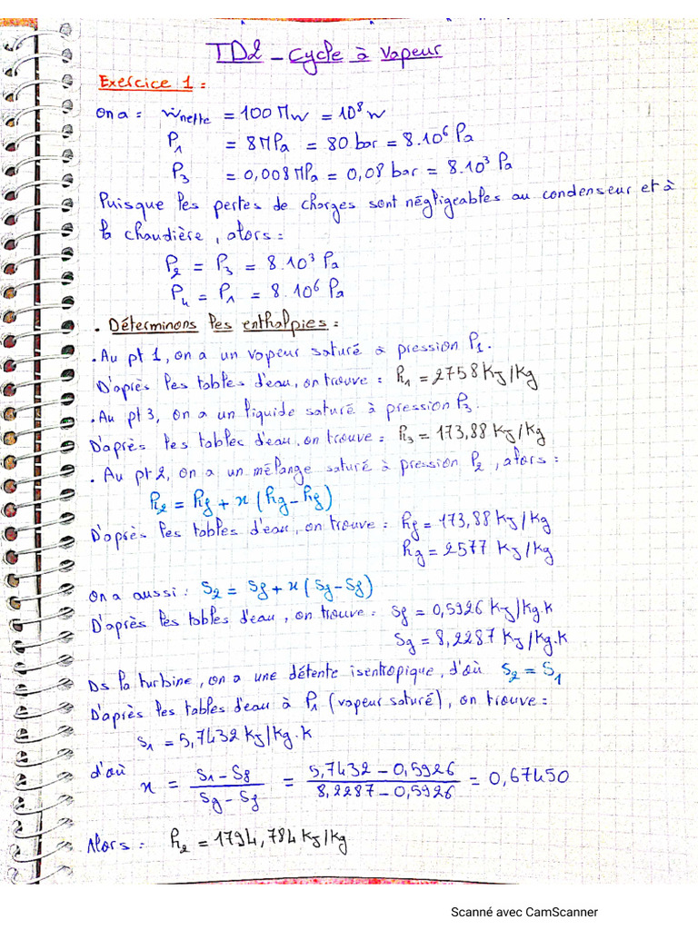 TD2-Machines Thermiques | PDF
