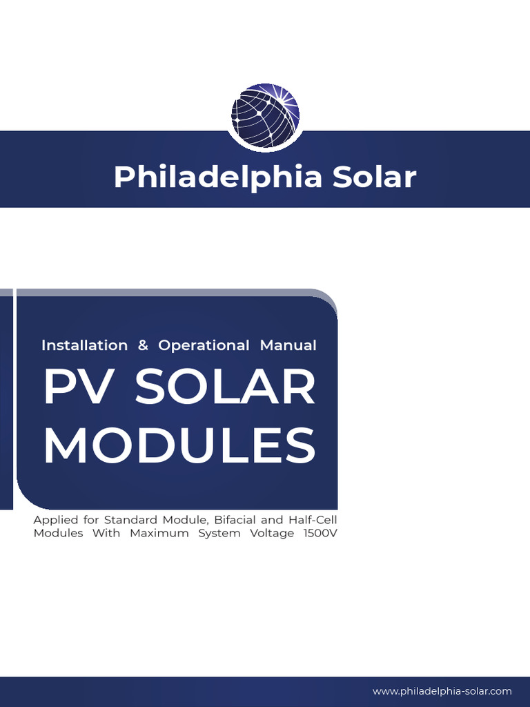 Philadelphia Solar Manual Rev.14 | PDF