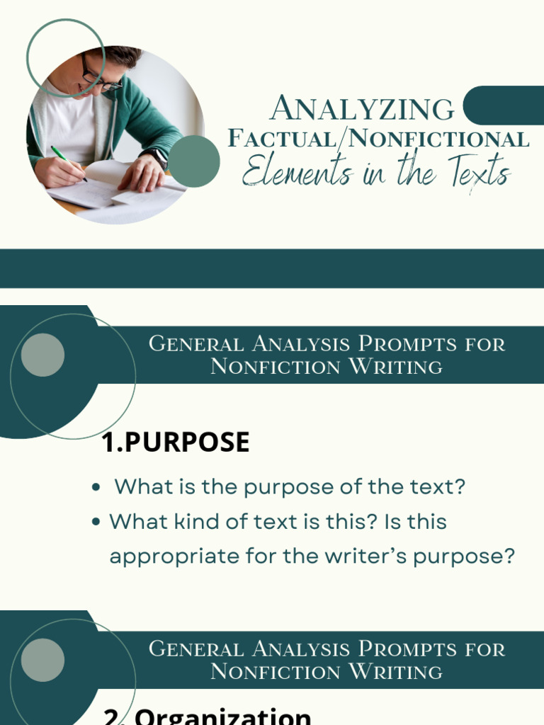 Nonfiction Writing Analysis Prompts | PDF | Argument | Narrative