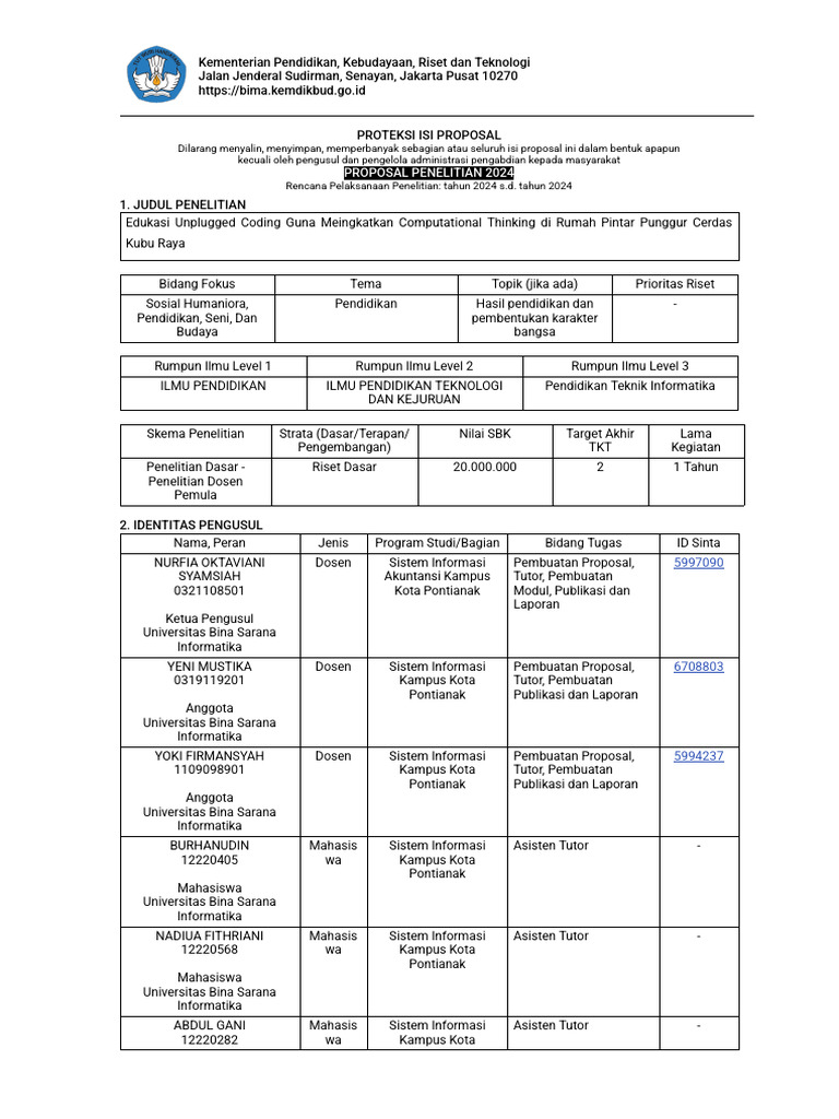 Edukasi Unplugged Coding untuk CT | PDF