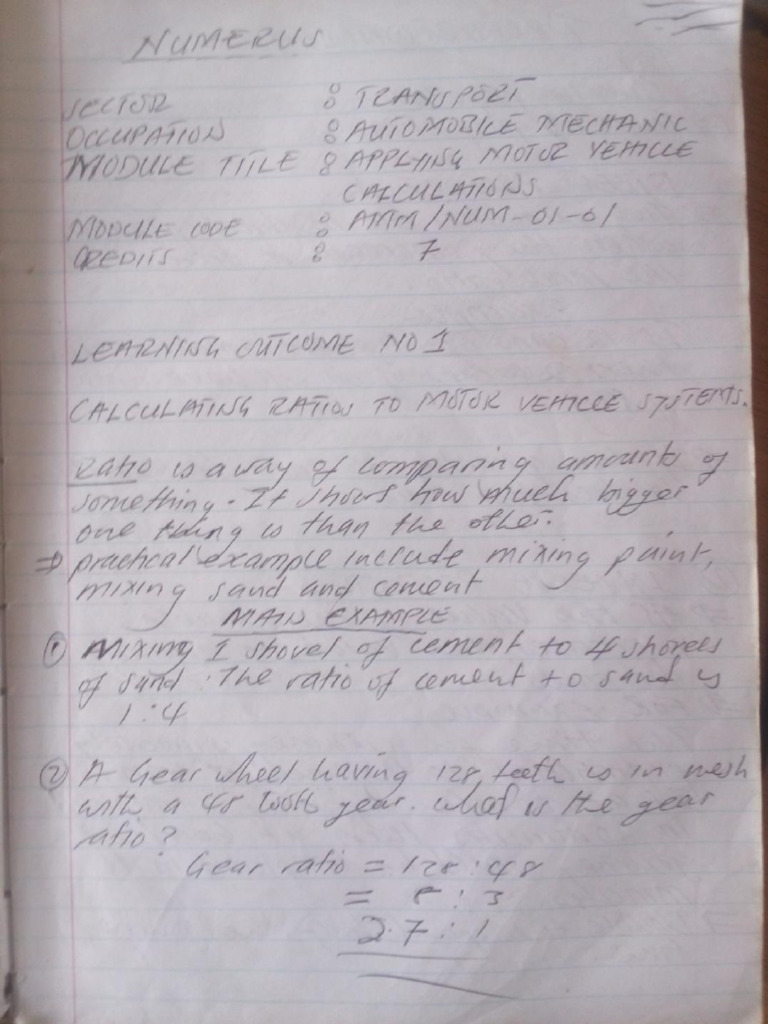 AMM Num Module 1 | PDF