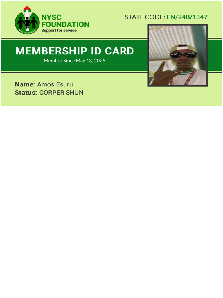 User Id Card | PDF
