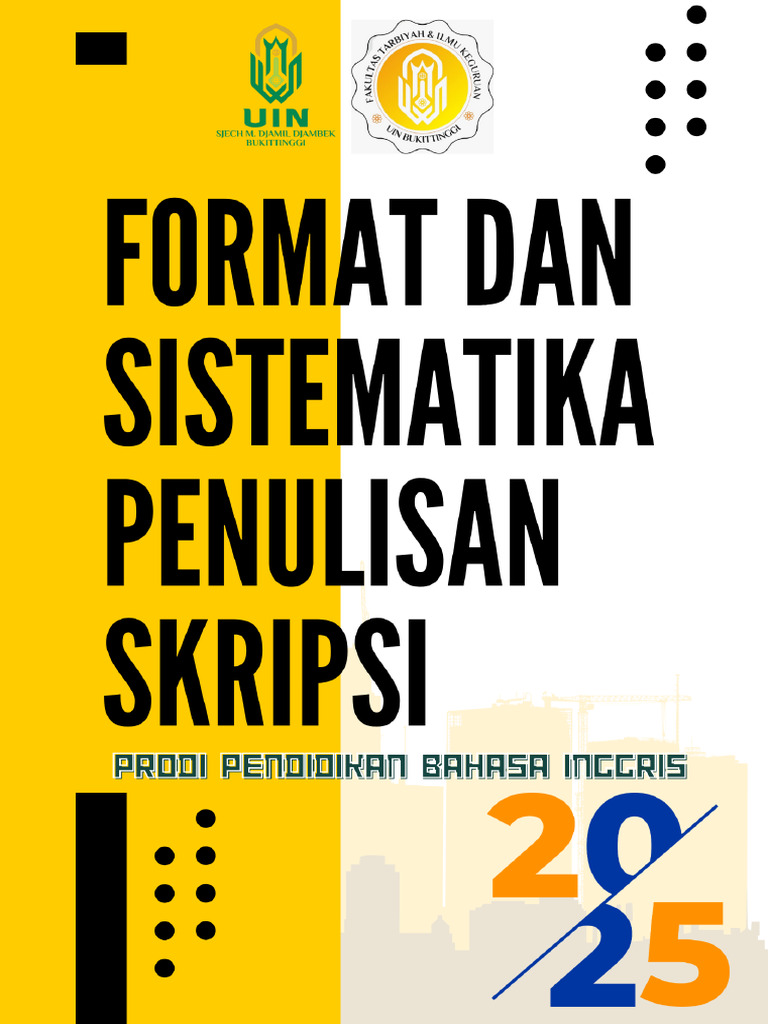 Format Dan Sistematika Penulisan Skripsi (Ok) | PDF