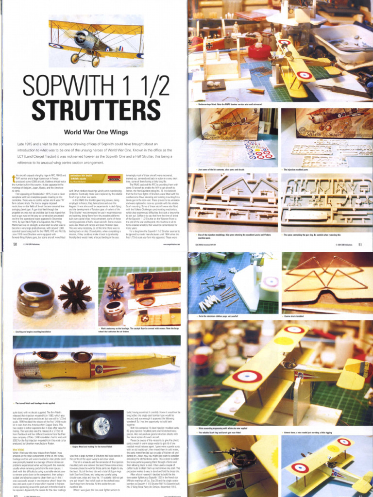 Scale Models - 2004-05 Sopwith Strutter | PDF