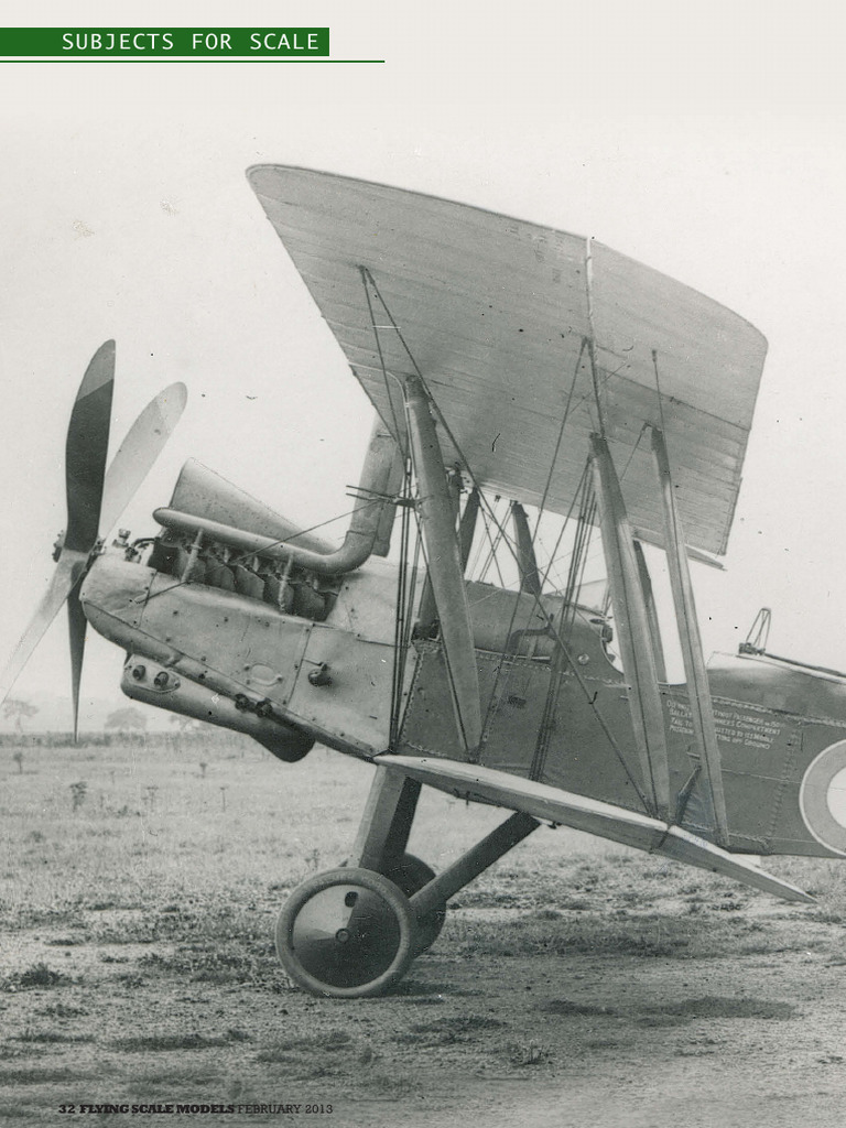 R.E.8: A Flawed WWI Reconnaissance Aircraft | PDF | Aircraft | Aviation