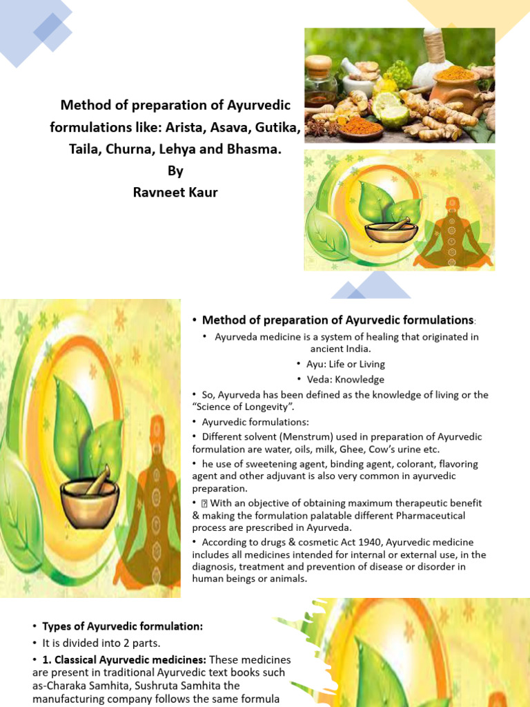 Ayurvedic Formulations | PDF | Ayurveda