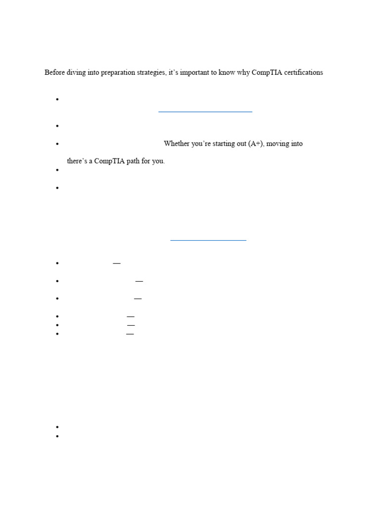 CompTIA Practice Test Strategies by DumpsArena | PDF | Computer ...
