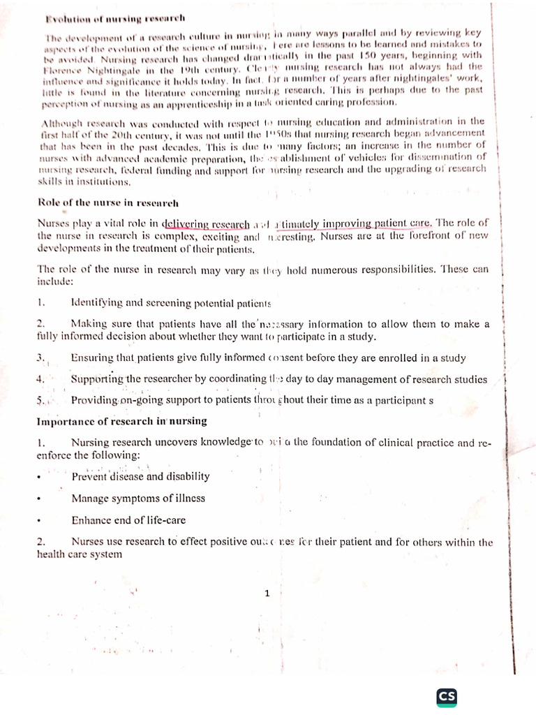 Research Methodology 1-1 | PDF