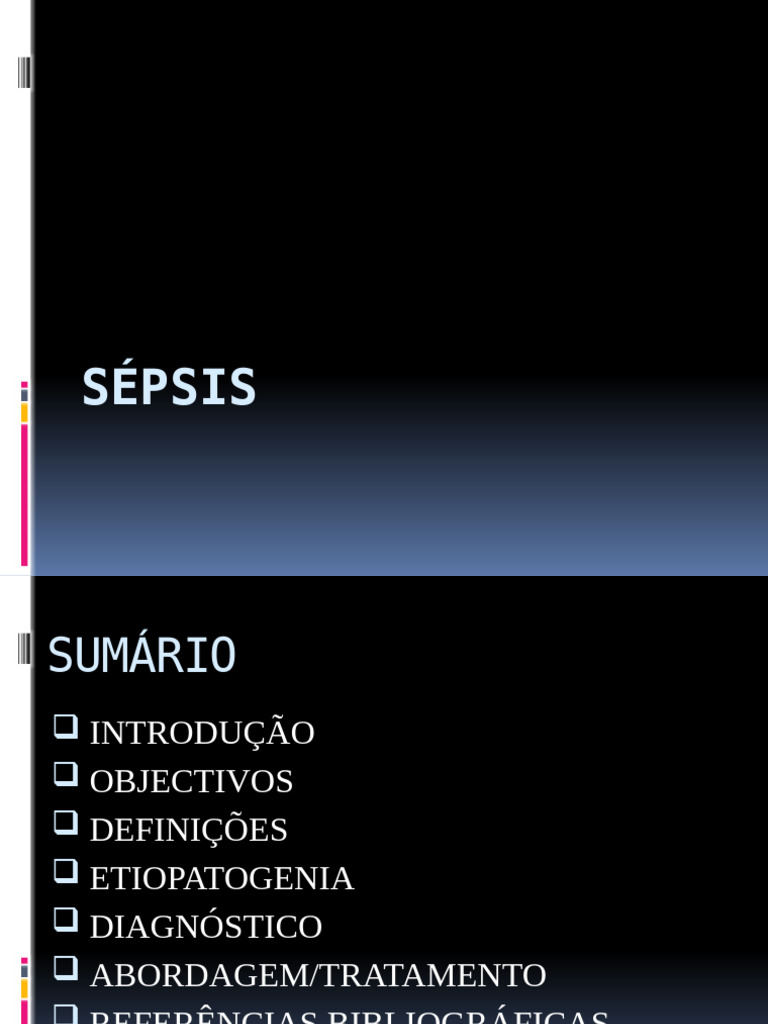 Guia Completo sobre Sépsis e Choque Séptico | PDF | Sepse | Emergências ...