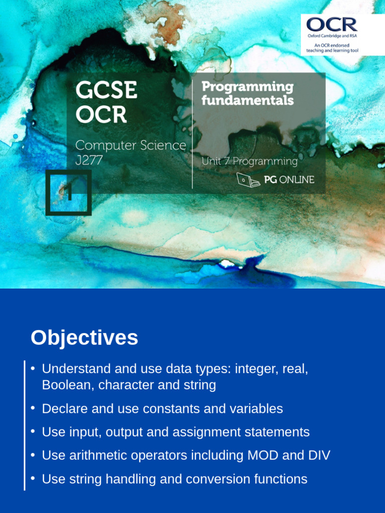 T1 Programming Fundamentals | PDF | Data Type | Multiplication