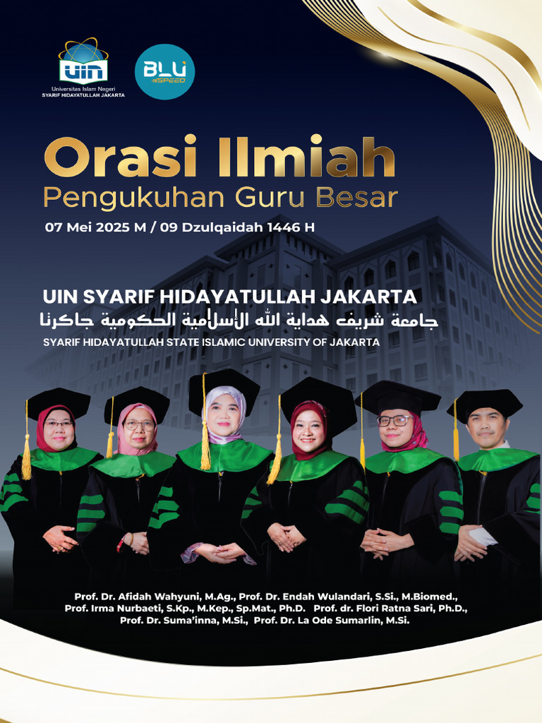 Pengukuhan Guru Besar UIN Jakarta 2025 | PDF
