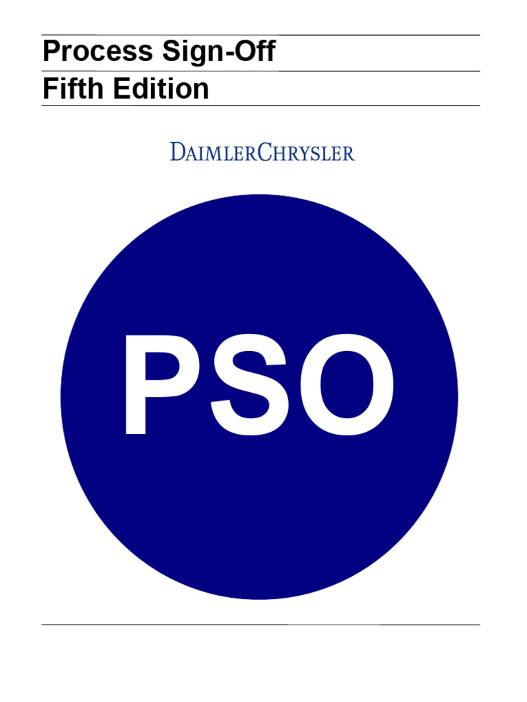 PSO 5 Edicion Abril | PDF | Business | Production And Manufacturing