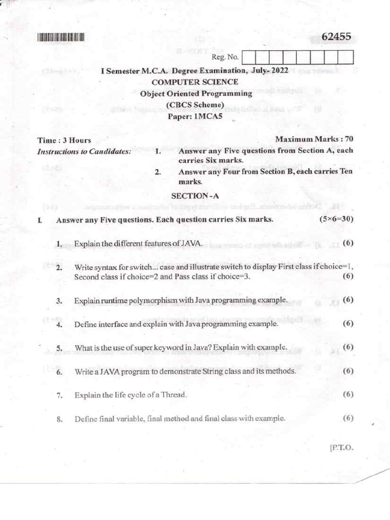 Object Oriented Programming | PDF