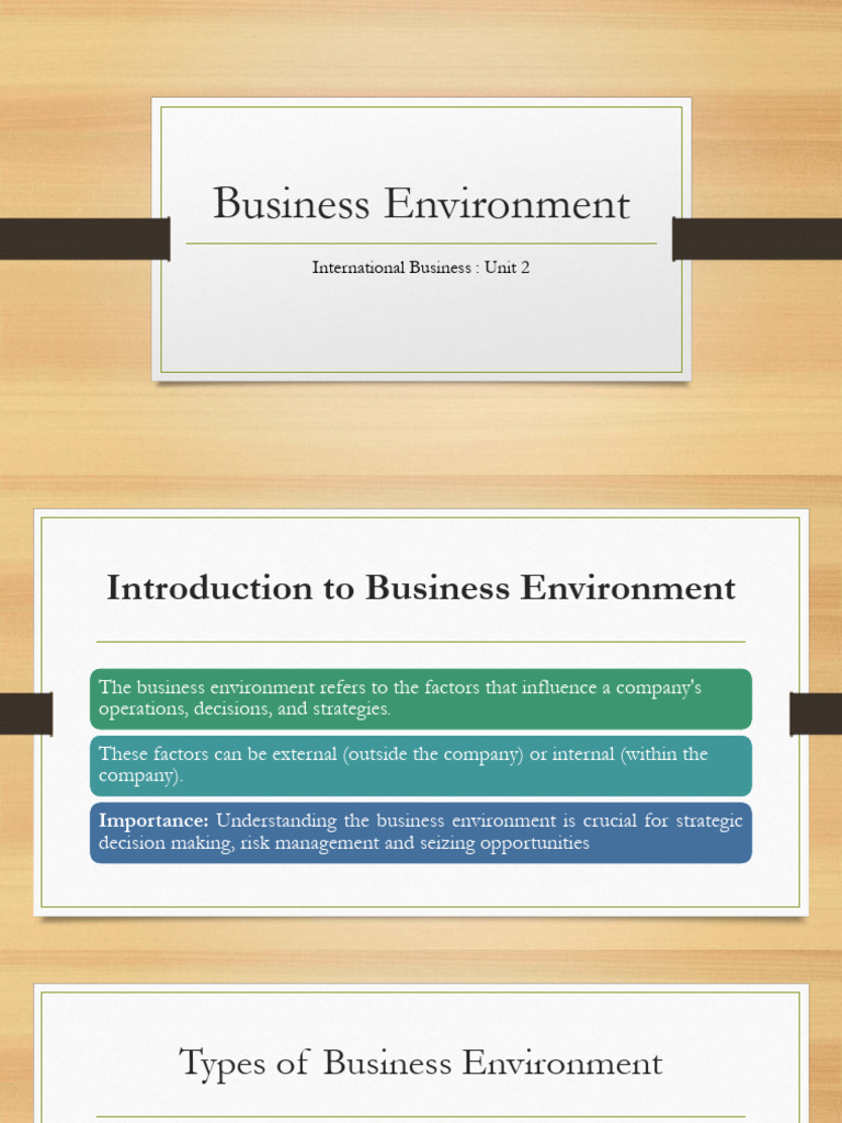 Unit 2 Business - Environment | PDF | Inflation | Interest Rates