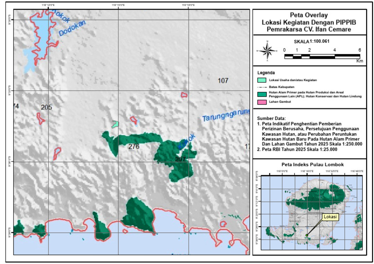 Peta Overlay Dengan PIPPIB-1 | PDF