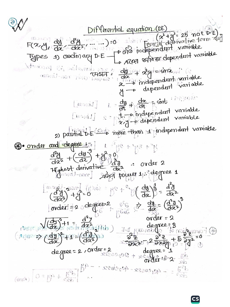 Math - Ode | PDF